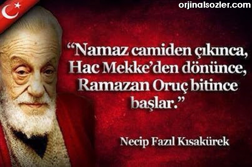 Resimli Necip Fazıl Sözleri - Güzel Sözler Resimli Necip Fazıl Sözleri - Güzel Sözler